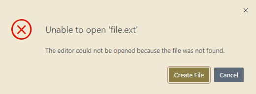 Foam: Placeholders sidebar list shows link to item which fails to open ...