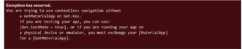 Trying to use contextless navigation · Issue #932 · jonataslaw/getx · GitHub