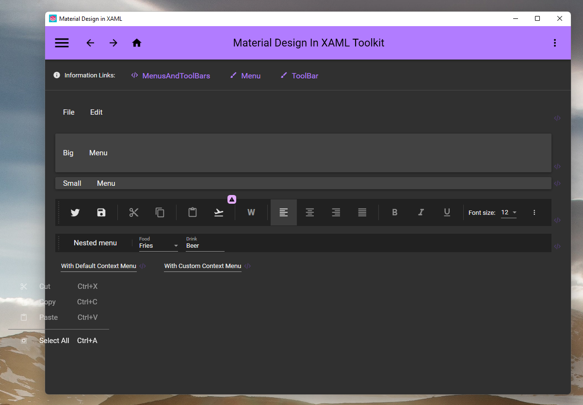 WPF context menu backgrounds broken in 4.4.0 · Issue #2611 · MaterialDesignInXAML ...