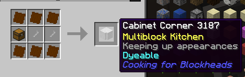 Cooking for blockheads recipes without storage require chest · Issue ...
