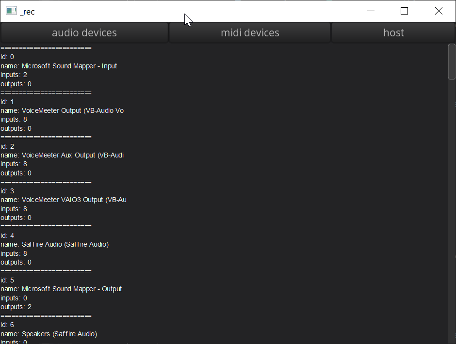 GitHub - Andersama/_rec: A simple window app made w/ cycfi that lists out audio / midi devices