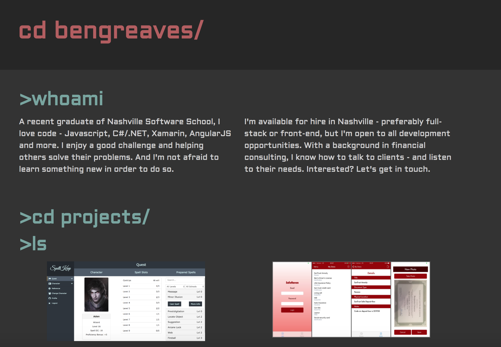 GitHub - BSGreaves/mysite
