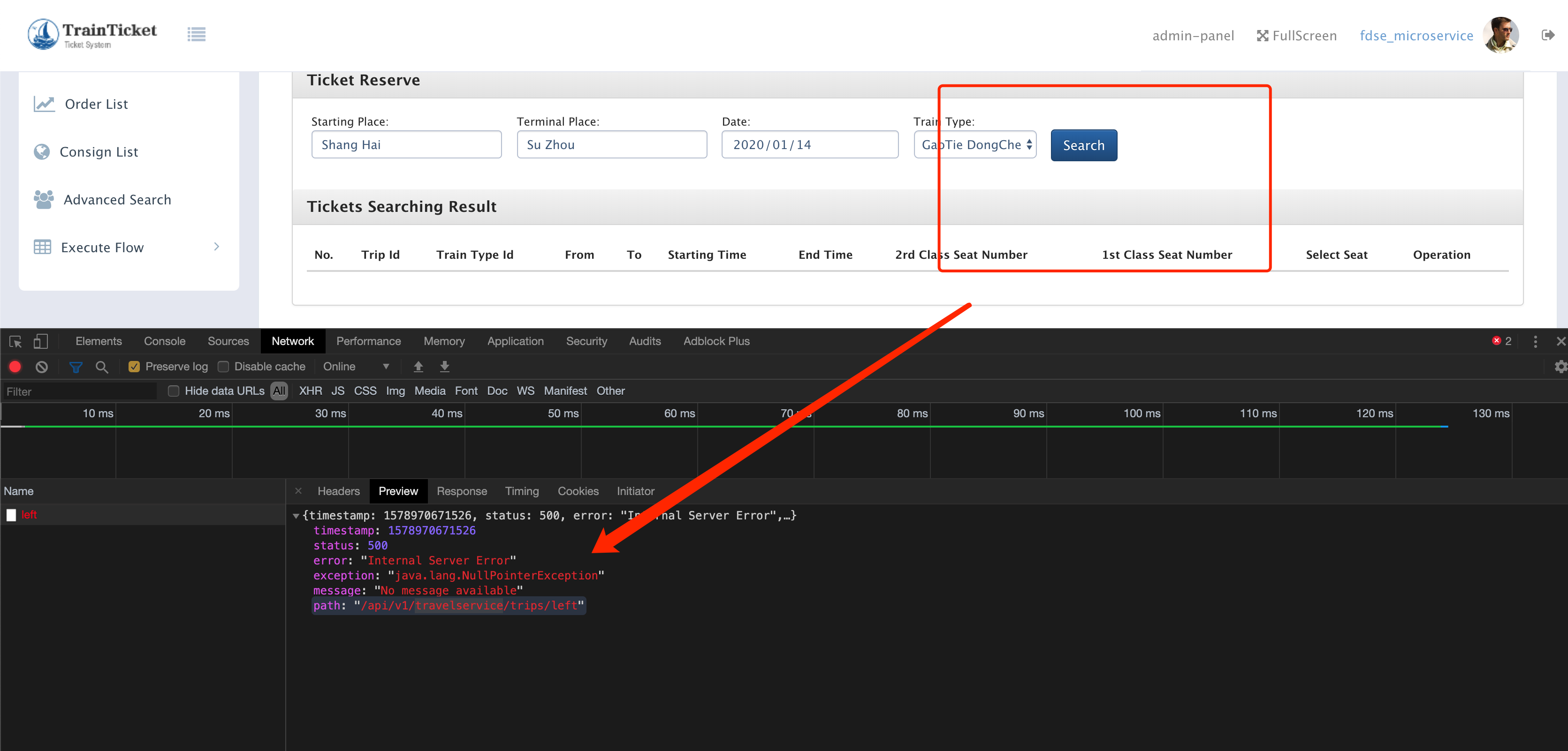 大流量注入后的查询异常 · Issue #97 · FudanSELab/train-ticket · GitHub