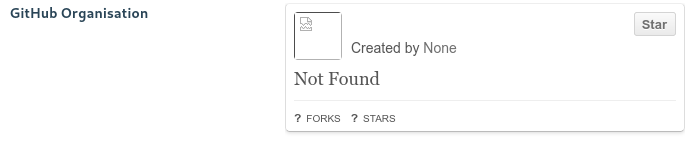 missing hover text on "Access to source code", Github Org can not be ...