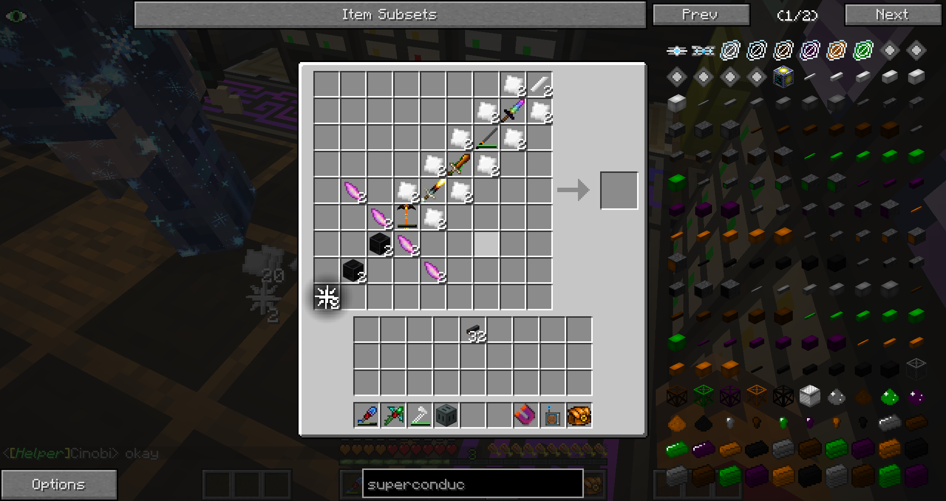 Infinity sword from avaritia cannot be crafted · Issue #3758 ...