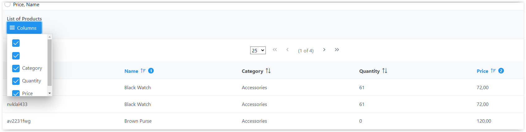 ColumnToggler: Shows Column Header Tooltip in selection box · Issue #10740 · primefaces ...