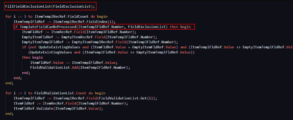 [Extensibilit Request] - Tab. 1382 function ValidateItemField · Issue ...
