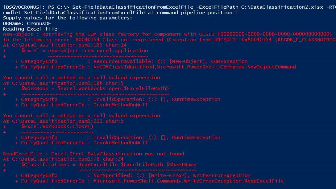 Set-FieldDataClassificationFromExcelFile needs excel · Issue #188 · microsoft/nav-docker · GitHub