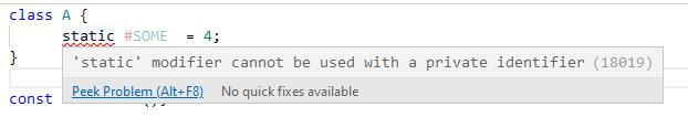 Auto completion reveals es 6 js private variables which starting with ...
