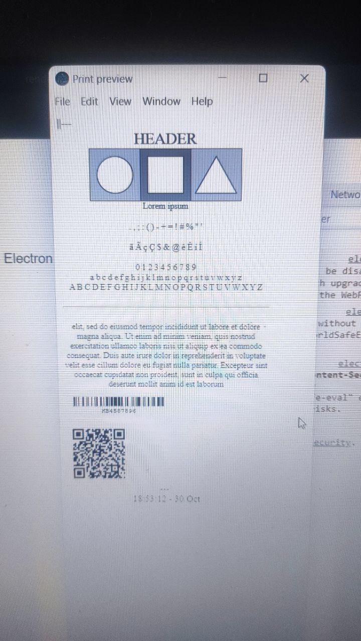 Styles don´t work propertly · Issue #78 · Hubertformin/electron-pos-printer · GitHub