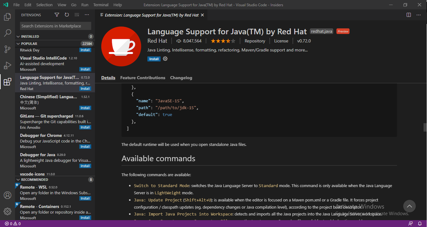 Text/images overlap on Extensions details page · Issue #111956 ...