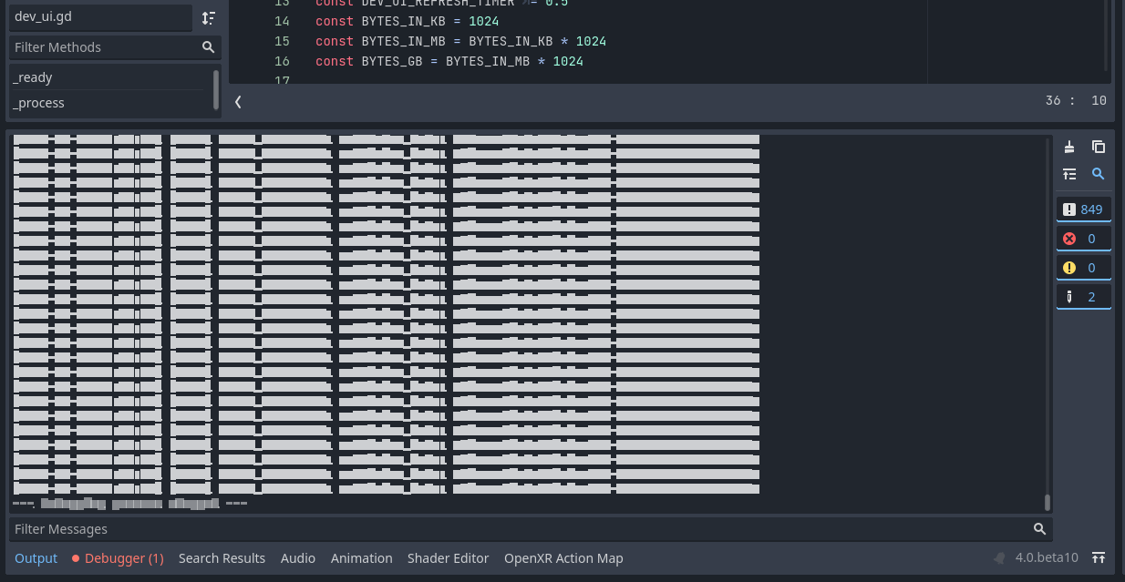 OpenGL: Text corruption when interacting with the editor's UI · Issue #70722 · godotengine/godot ...