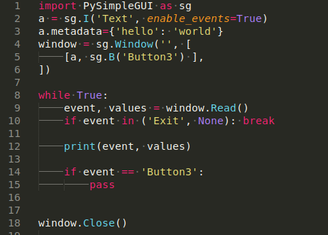[ Enhancement] Metadata in all elements · Issue #1960 · PySimpleGUI/PySimpleGUI · GitHub