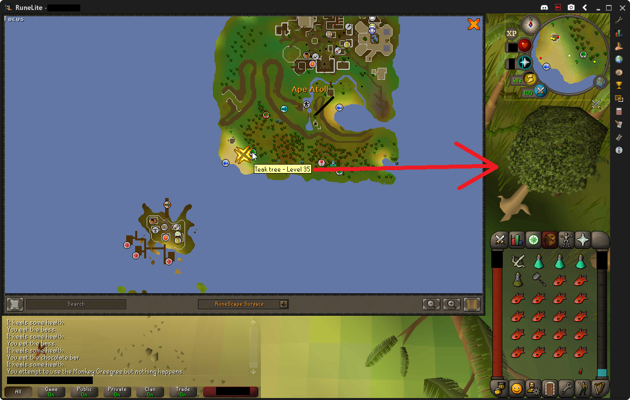 Wrong tree on map on ape atoll · Issue #7786 · runelite/runelite · GitHub