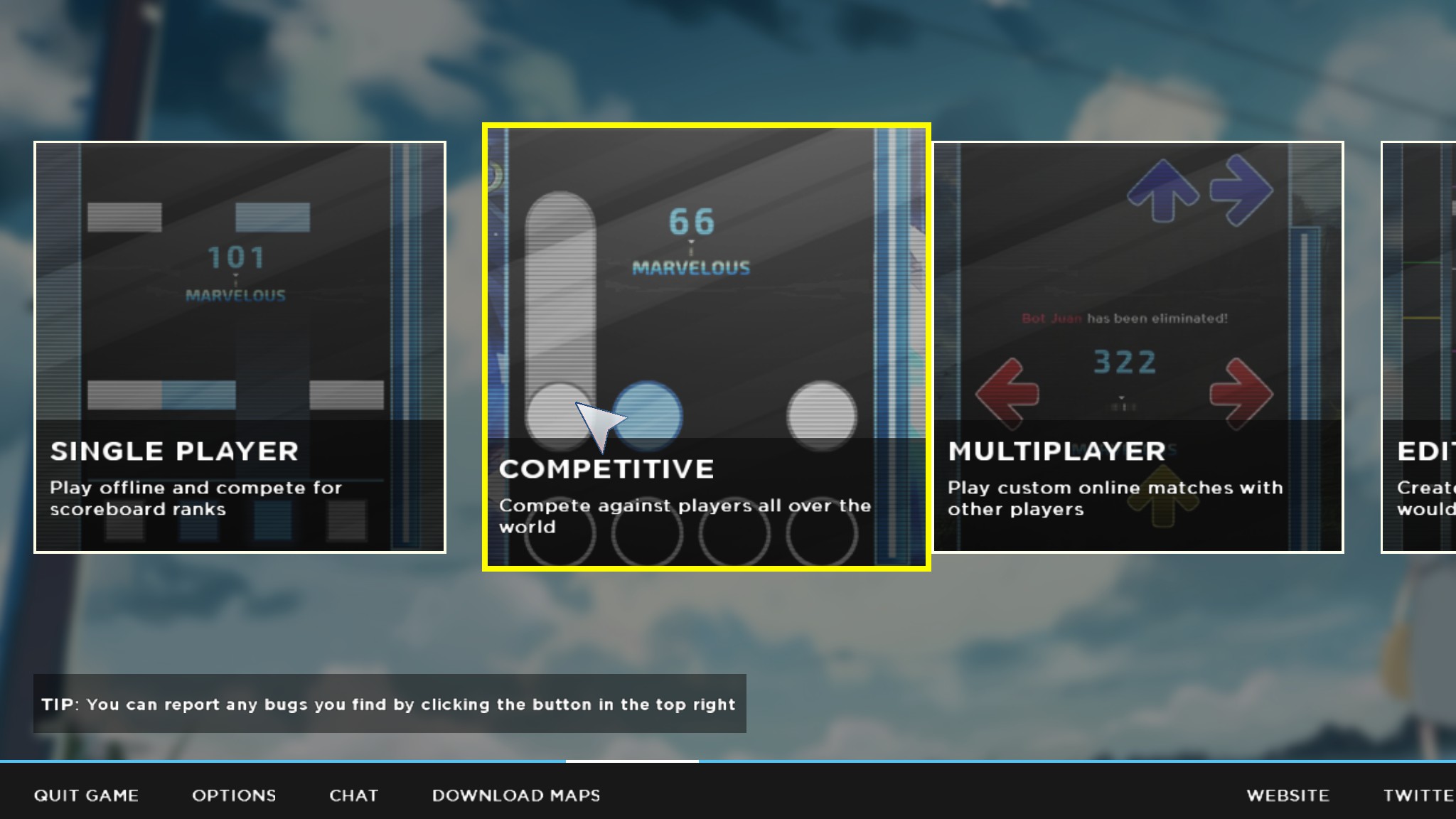 Game enlarges past the screen when using high resolution monitor ...