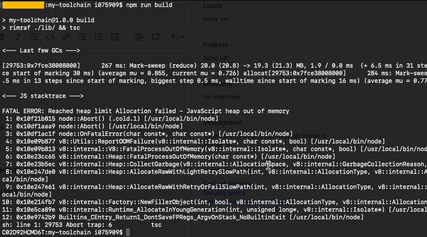 [rush] Rush Build doesn't consider --max-old-space-size · Issue #3379 · microsoft/rushstack · GitHub