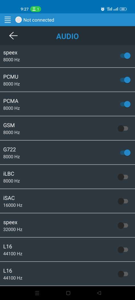 Enable G711 and G729 Audio codec in Linphone Android Kotlin Version ...