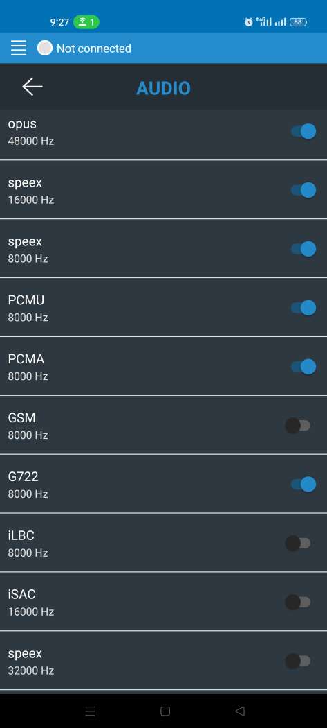 Enable G711 and G729 Audio codec in Linphone Android Kotlin Version · Issue #1879 ...