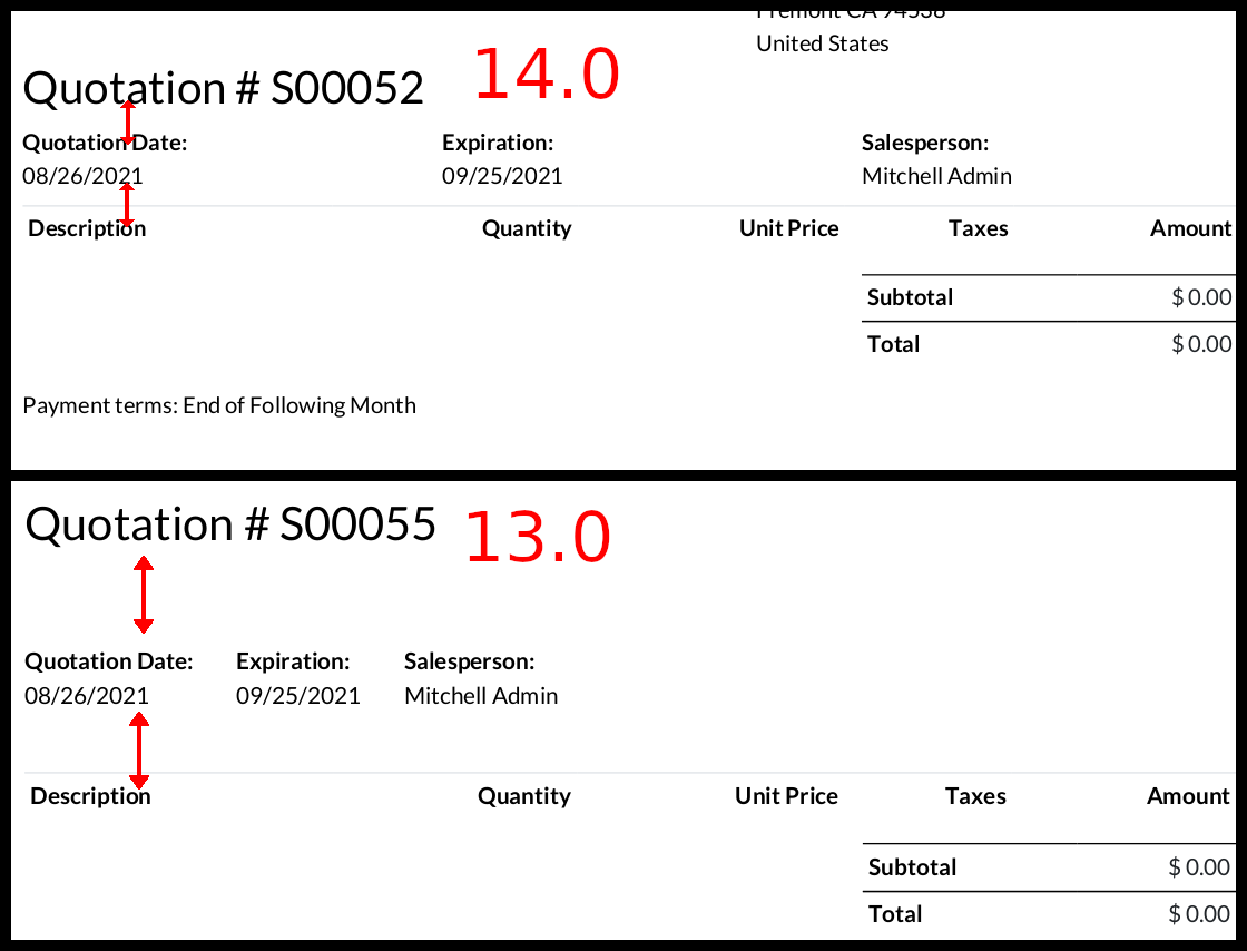 [14.0] mt and mb css class are ignored in pdf reports · Issue #75671 · odoo/odoo · GitHub