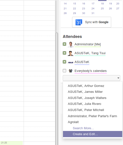 110 Possibility To Create Partner From Calendar View · Issue 27666 · Odooodoo · Github 