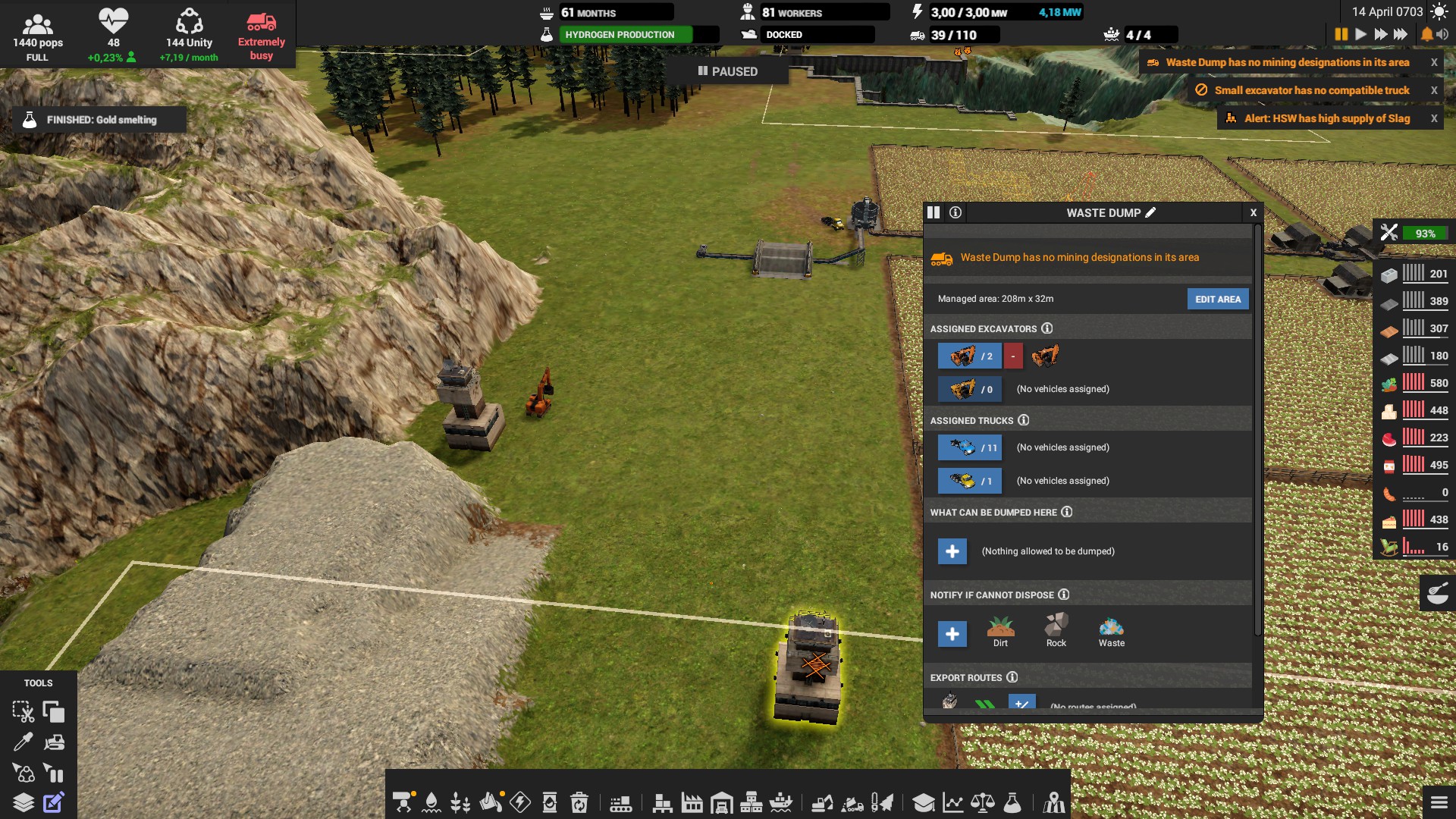 Random excavator assigned to mine · Issue #837 · MaFi-Games/Captain-of ...