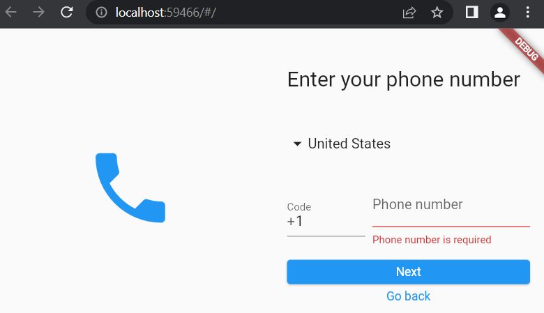 🐛 Firebaseuiauth Phone Input Fields Misaligned When Error Message