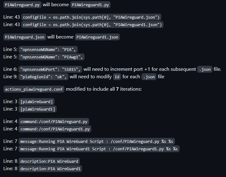 Conneting to multiple servers · Issue #42 · FingerlessGlov3s/OPNsensePIAWireguard · GitHub