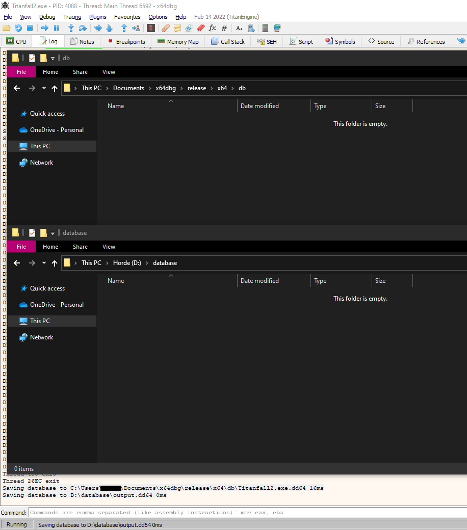 Database does not save or export · Issue #2836 · x64dbg/x64dbg · GitHub