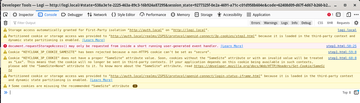 Linux Firefox + Keycloak 22.0.1 issue(continuation of issue 21307) · Issue #22839 · keycloak ...