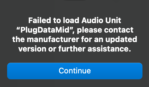 Mac 11.6.4 / Logic Pro X 10.7.4 crashes in use · Issue #111 · plugdata-team/plugdata · GitHub
