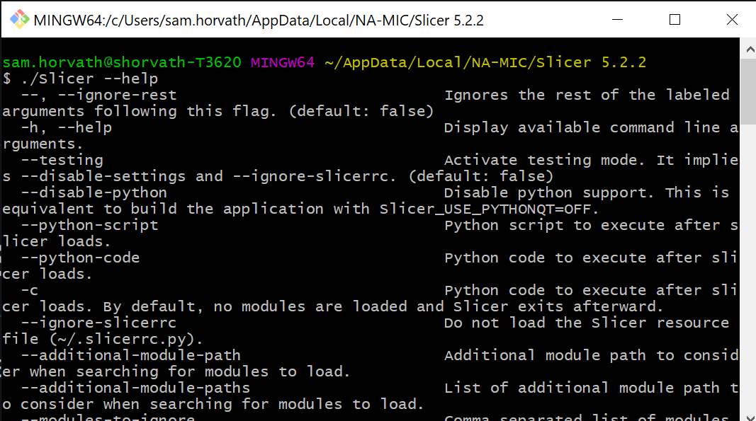 Slicer command line options not working with 5.2.2 on Windows from cmd or powershell · Issue ...