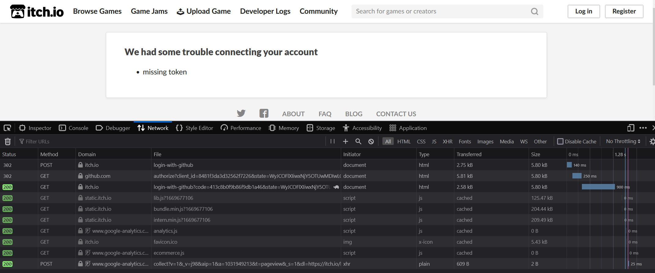 I can't sign in with github · Issue #1391 · itchio/itch.io · GitHub
