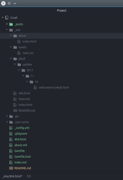 Using --force gives a different directory structure. · Issue #6562 · jekyll/jekyll · GitHub