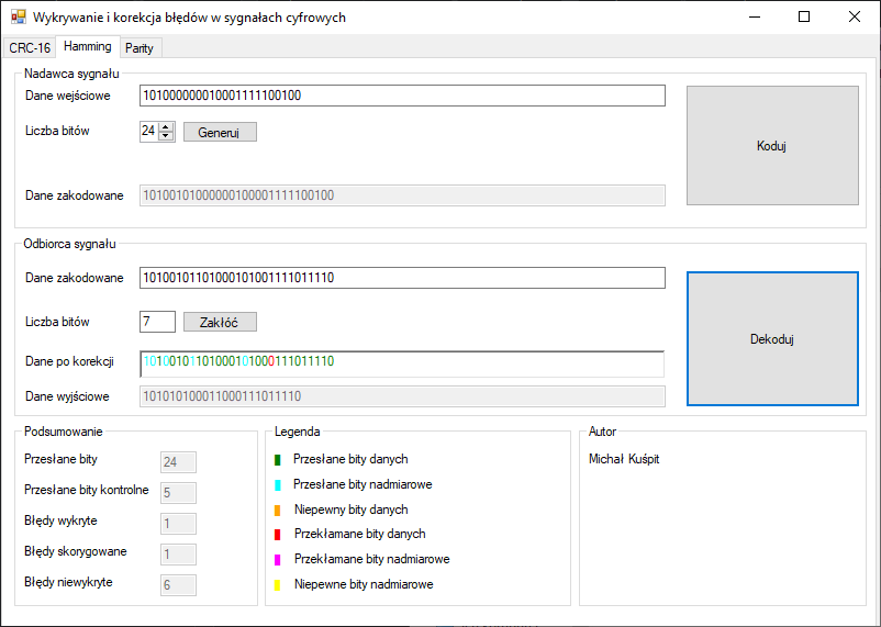 GitHub - Kucha1122/ErrorCorrectionCodingApp: WinForms application which ...