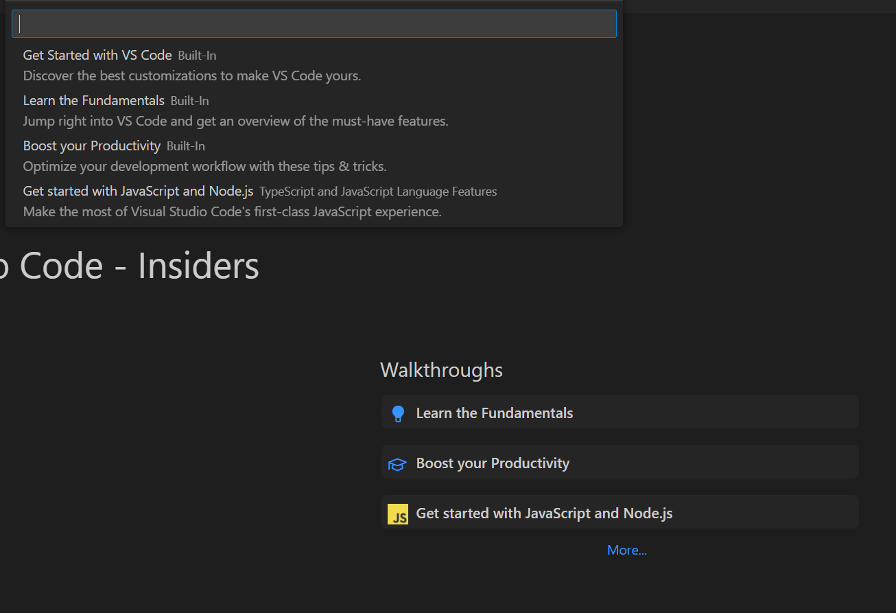 Reopen Closed Tab Ctrlshiftt Not Working On Tutorial Tabs · Issue 166831 · Microsoftvscode
