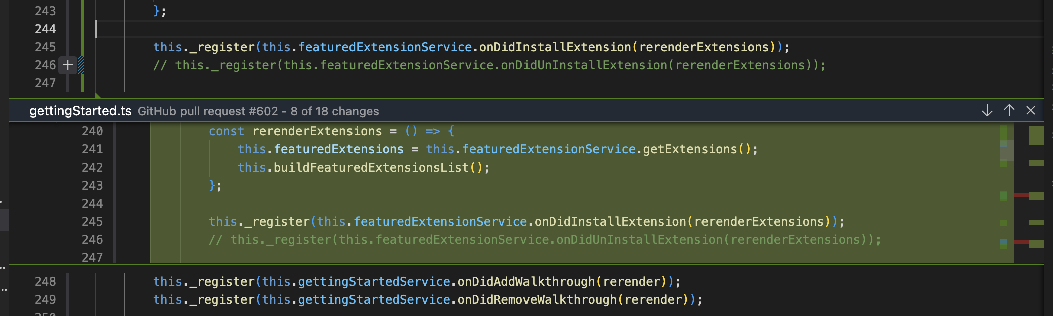 Quick diff source drop down does not show on the mac · Issue #175083 · microsoft/vscode · GitHub