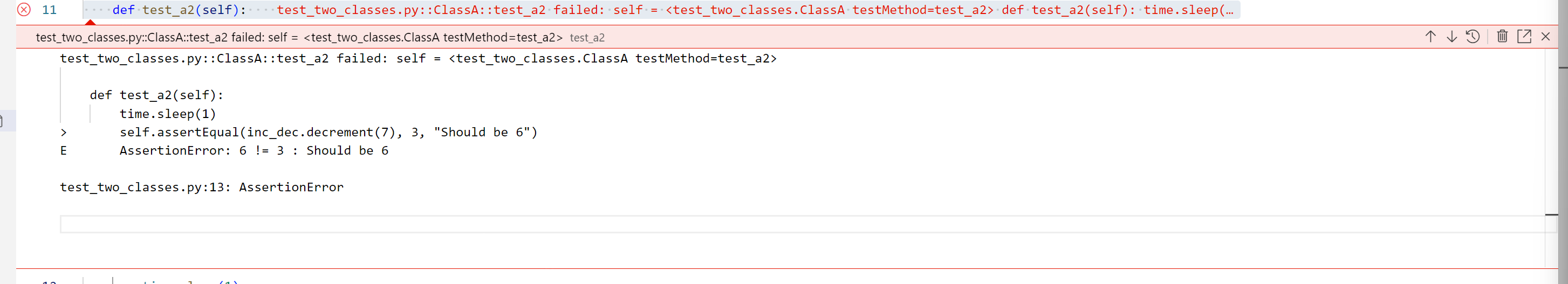 Extra New Lines In The Python Test Result Editor · Issue 21512