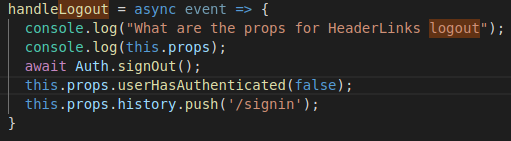 Logout props not passed to when screen resized · Issue #106 ...