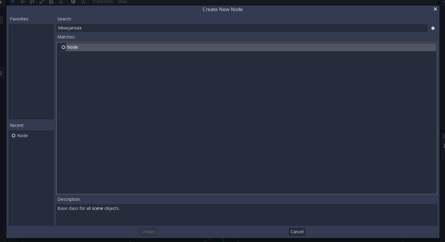New Node / Subnode dialog Create button disabled incorrectly · Issue #17265 · godotengine/godot ...