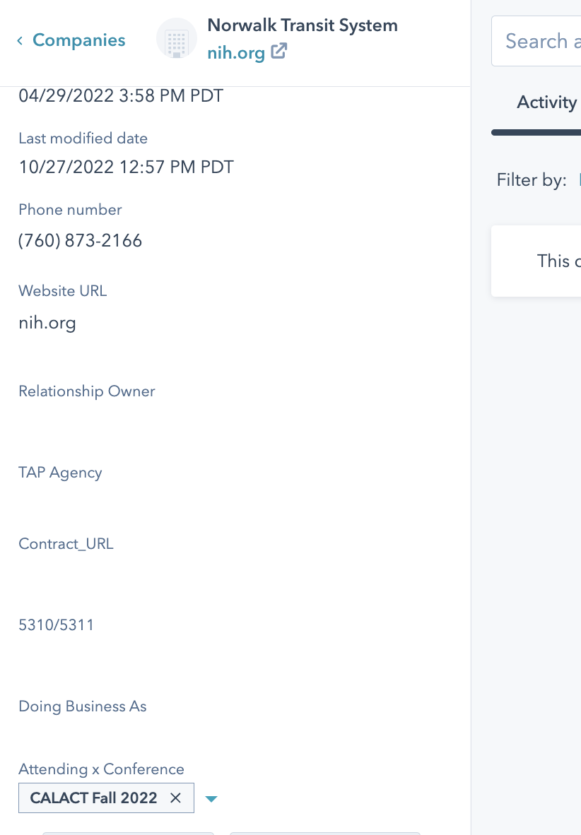 Field for "Attending x Conference" · Issue #155 · cal-itp/customer-success · GitHub