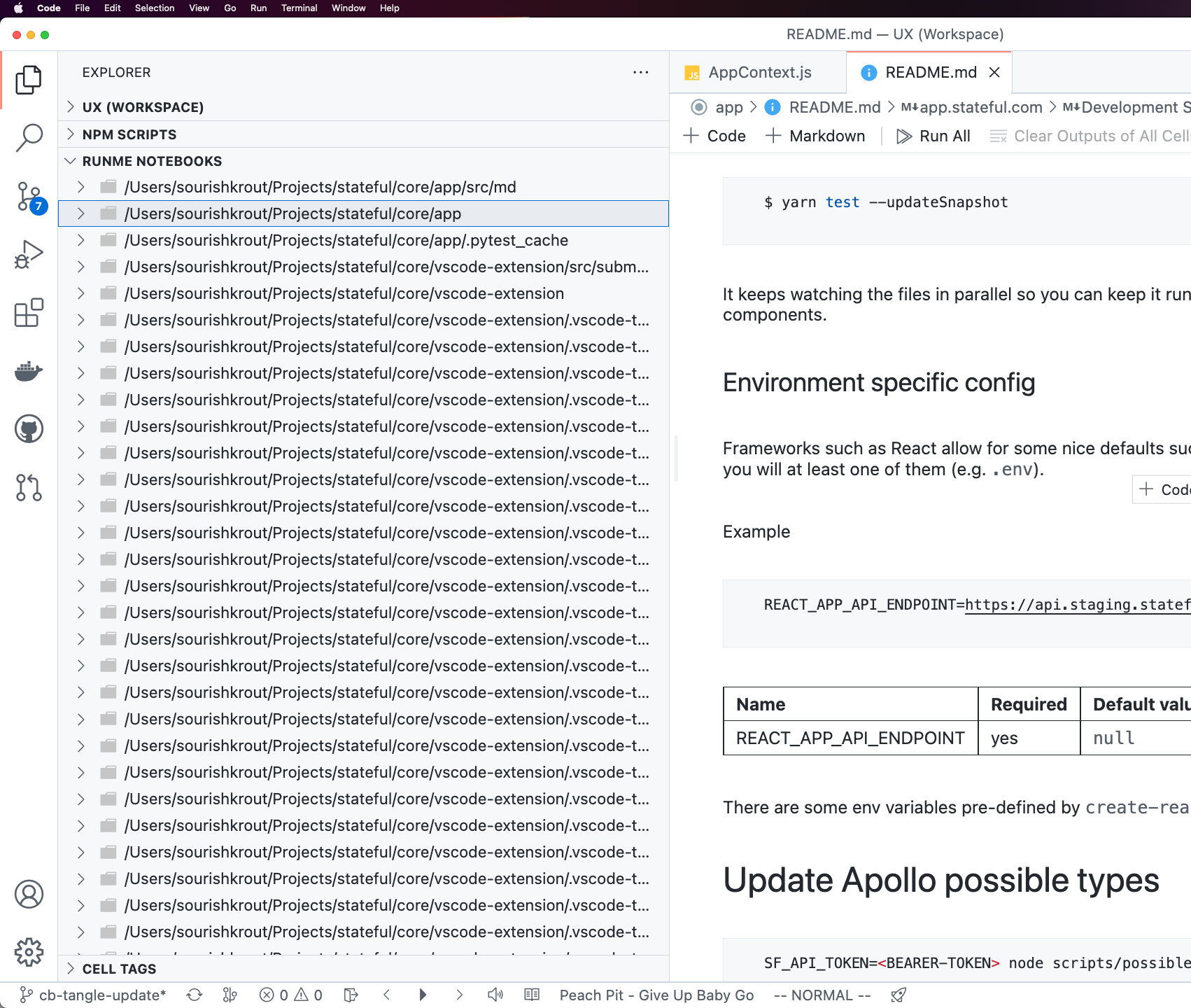 Notebook Launcher Should Show Relative Vs Absolute Path · Issue 136 · Statefulvscode Runme