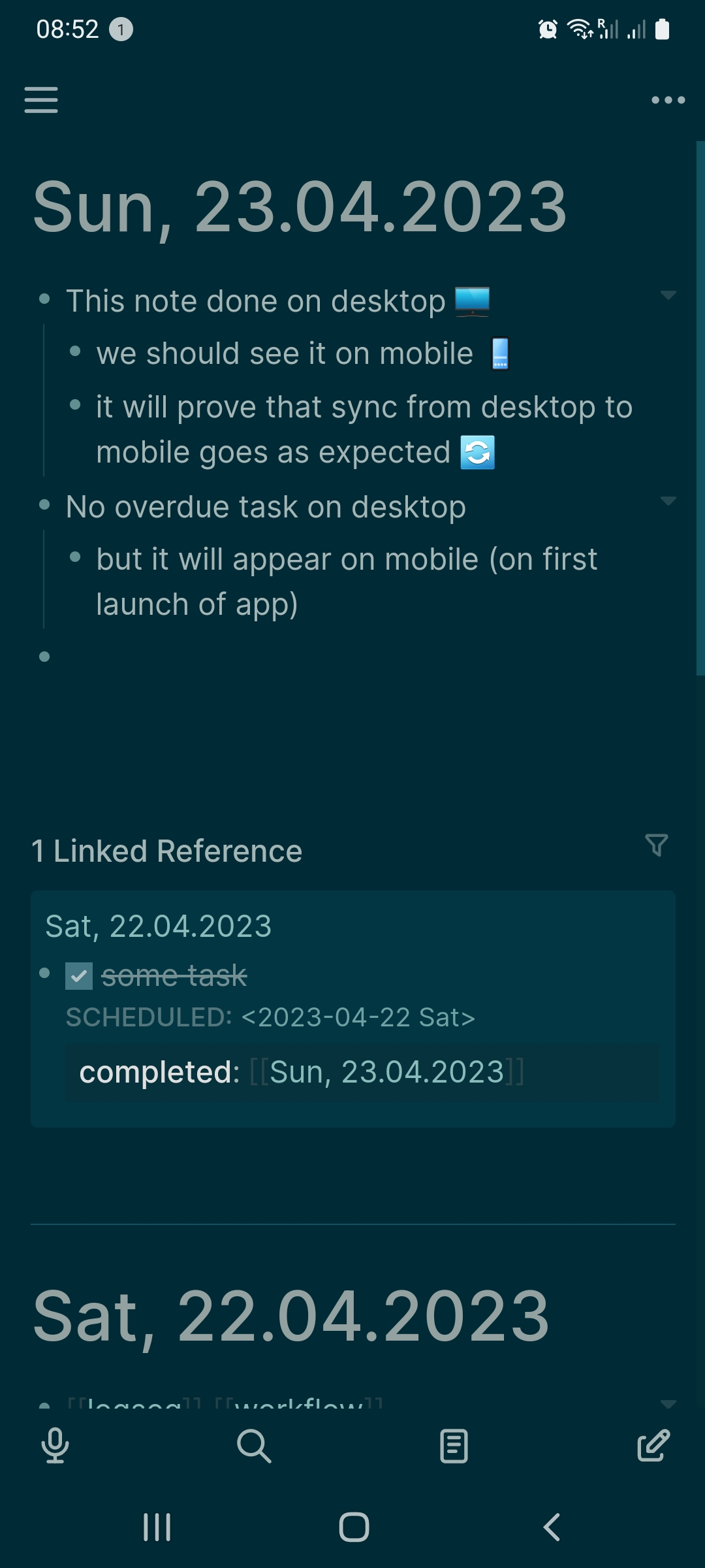 Default query on mobile is updating only after second opening of app · Issue #9210 · logseq ...