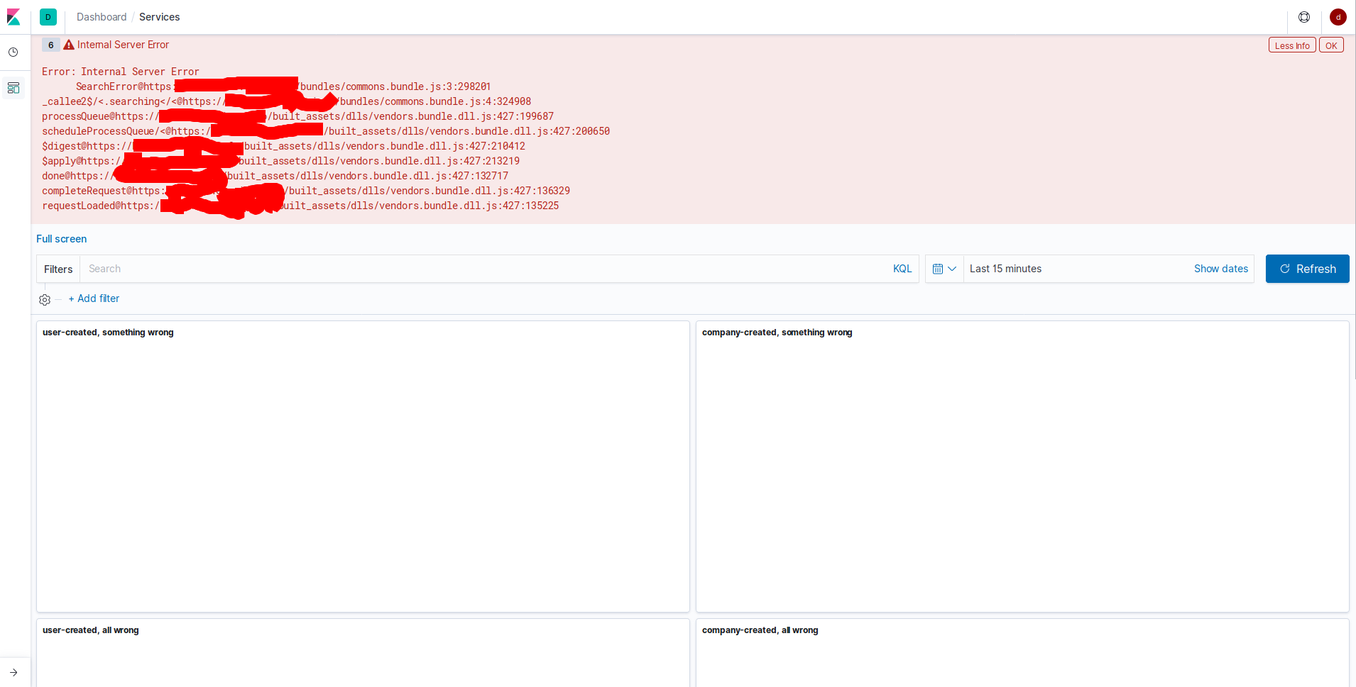 Internal Server Error when viewing dashboard · Issue #40141 · elastic/kibana · GitHub