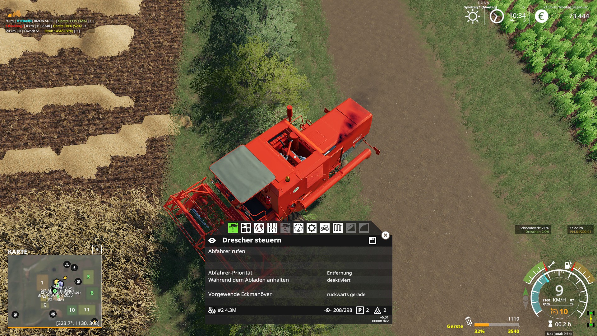 Harvester didnt stop at field end · Issue #2991 · Courseplay/courseplay ...