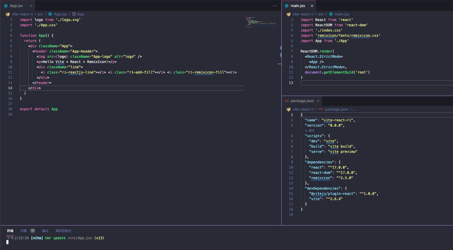 Don't work with react and vitejs · Issue #367 · Remix-Design/RemixIcon · GitHub