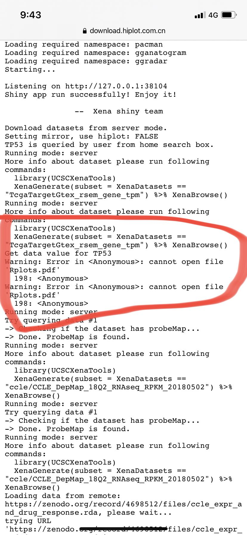 Hiplot 部署服务问题 · Issue #200 · openbiox/UCSCXenaShiny · GitHub