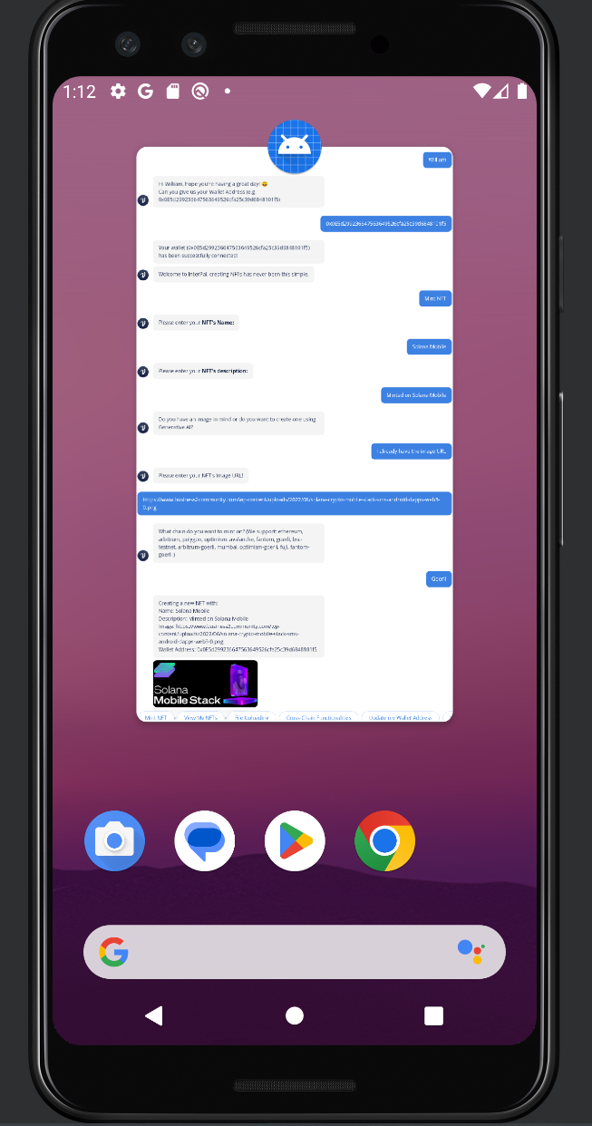 Github Williamuw Solanamobiledappscaffold Interpal Built On The Template Solana Mobile Dapp