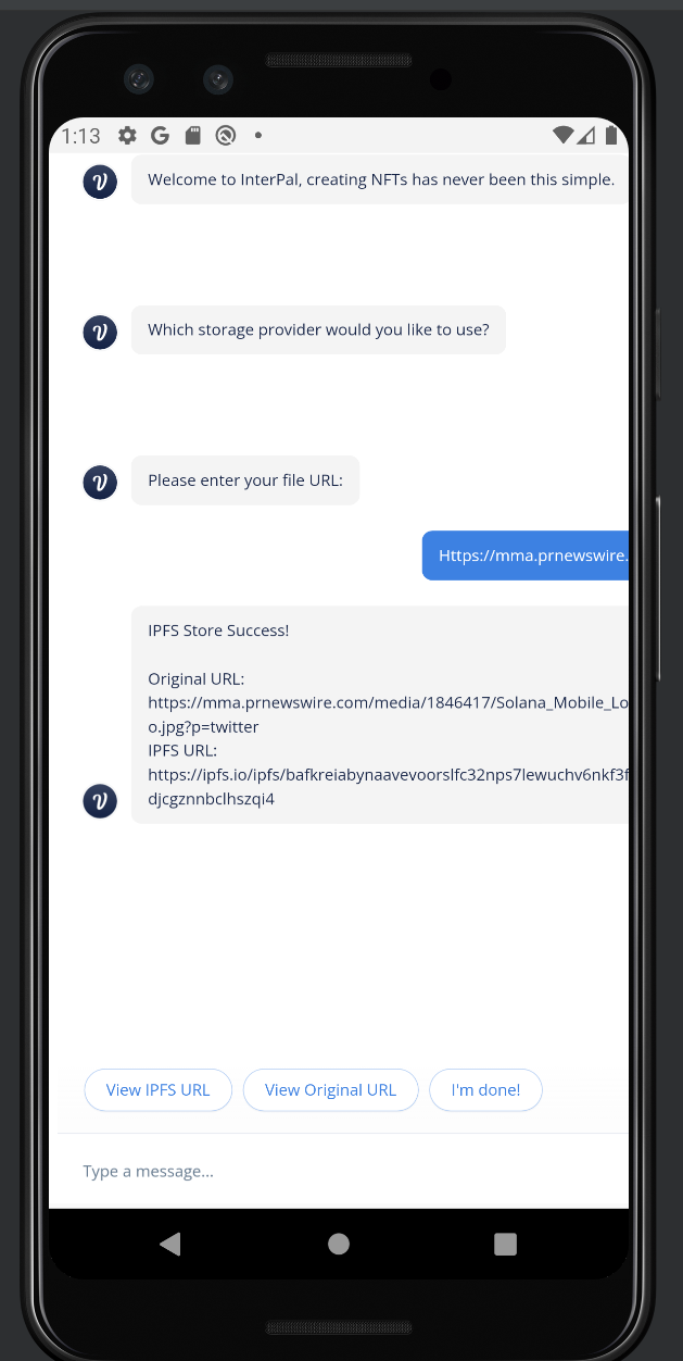 Github Williamuw Solanamobiledappscaffold Interpal Built On The Template Solana Mobile Dapp