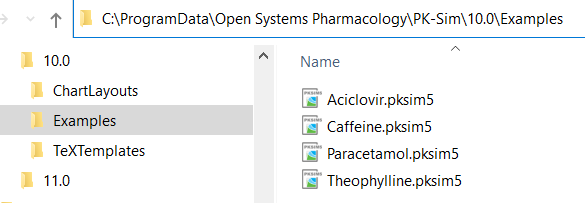 Remove example projects from Setup / Replace with the link to the ...