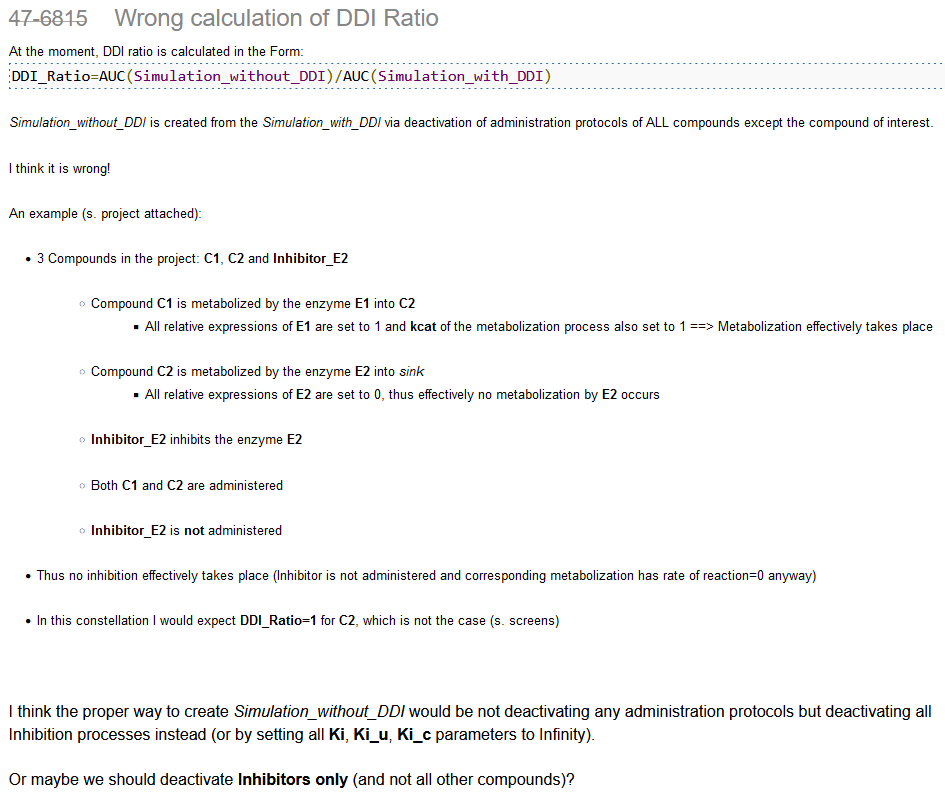 Longstanding issue, unsure if intentional: DDI AUCR and CmaxR are ...
